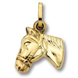 ONE ELEMENT M&auml;dchen Kettenanh&auml;nger "Pferd Anh&auml;nger aus 333 Gelbgold", Pferd, Gelbgold 333 Gold, gold, Gelbgold 333, Gold, Schmuckanh&auml;nger,