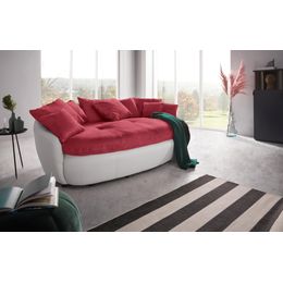 Big-Sofa COTTA, B:238cm H:79cm T:140cm, rot, Luxus-Microfaser (100% Polyester); Microfaser-Feinstruktur (pflegeleichte Microfaser, mit feiner