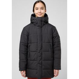 Jack Wolfskin Kinder Outdoorjacke "TEEN INS LONG JACKET Y", schwarz, Gr. 152, Hauptmaterial: 100% Polyester; F&uuml;llung: 100% Polyester (recycled),