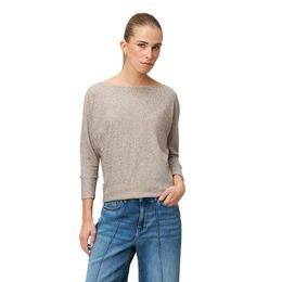 Zero Damen Kurzarmshirt "Damen mit U-Boot Ausschnitt"french oak, festlich, Gr. 42, Jersey, Obermaterial: 64% Polyamid, 28% Metall, 8% Elastan.