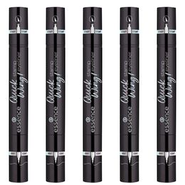 Essence Damen Eyeliner "Quick Wing stamp eyeliner", schwarz, Augen-Kosmetika, mit pr&auml;ziser Filsspitze