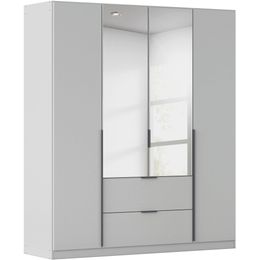 Dreht&uuml;renschrank OTTO HOME, B:181cm H:229cm T:54cm, grau, Holzwerkstoff, Schr&auml;nke, "Kleiderschrank Schrank Garderobe AGORDO mit Dekor- oder