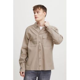 Blend Herren Hemdjacke "BHOvershirt"crockery, Gr. XXL, unifarben, Web, 98% Baumwolle, 2% Elasthan, Jacken, Klassische &Uuml;bergangsjacke