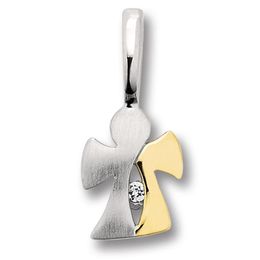 ONE ELEMENT M&auml;dchen Kettenanh&auml;nger "Zirkonia Engel Anh&auml;nger aus 925 Silber", Silber 925 (Sterlingsilber), silber, Silber 925 (Sterlingsilber),