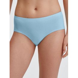 Calida Damen Panty "Essential Cotton", Gr. S, blau, Single Jersey, Obermaterial: 93% Baumwolle, 7% Elasthan, Unterhosen, langanhaltender Komfort,