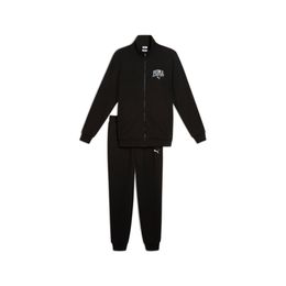Puma Herren Trainingsanzug "CLASS SWEAT SUIT TR", schwarz, Gr. S, unifarben, Sweatware, Obermaterial: 68% Baumwolle, 32% Polyester, Sportanz&uuml;ge, f&uuml;r