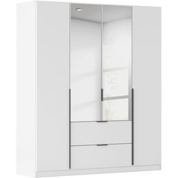 Dreht&uuml;renschrank OTTO HOME, B:181cm H:210cm T:54cm, wei&szlig;, Holzwerkstoff, Schr&auml;nke, "Kleiderschrank Schrank Garderobe AGORDO mit Dekor- oder