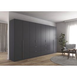 OTTO HOME Dreht&uuml;renschrank "Kleiderschrank Schrank Garderobe AGORDO mit Dekor- oder Hochglanzfront", B/H/T: 360cm x 210cm x 54cm, Griffe