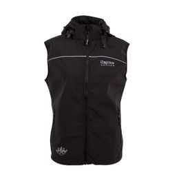 DEPROC Active Damen Funktionsweste "NIGEL PEAK VEST", schwarz, Gr. 40, 96% Polyester; 4% Elasthan, Westen