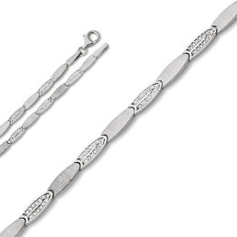 ONE ELEMENT Damen Silberkette "Zirkonia Halskette aus 925 Silber", 42, Silber 925 (Sterlingsilber), silber, Silber 925 (Sterlingsilber), Halsketten,