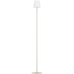 Eglo Stehlampe "FIORANA Stehlampe - Stahl - E14 - 1X7,5W - IP20", 1, &Oslash; 15cm H: 140,5cm, 1 Stk.sandfarben, Leuchten, Standleuchte, Leselampe,