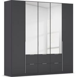 Dreht&uuml;renschrank OTTO HOME, B:226cm H:229cm T:54cm, grau, Holzwerkstoff, Schr&auml;nke, "Kleiderschrank Schrank Garderobe AGORDO mit Dekor- oder