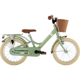 Puky Kinderfahrrad "YOUKE 16 Classic", 25,4cm, gr&uuml;n, Fahrr&auml;der, ab 4 Jahren, 16 Zoll