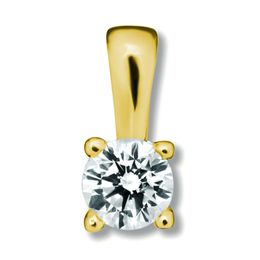 ONE ELEMENT Damen Kettenanh&auml;nger "0.2 ct Diamant Brillant Anh&auml;nger aus 585 Gelbgold", 0,2, Diamanten Gelbgold 585 Gold, gold, Diamanten, Gelbgold
