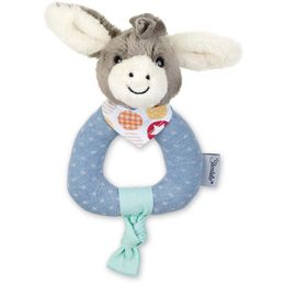 Sterntaler Kinder Greifling "Emmi", grau, Baumwolle, Polyester, B:10cm H:6cm L:20cm, Greifspielzeug, mit Rassel