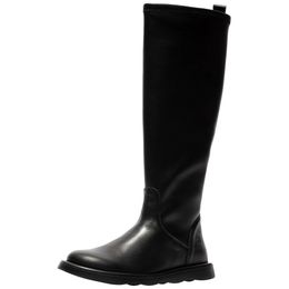 Fly London Damen Stiefel "Fly London Stiefel Leder/Textil", Gr. 36, schwarz, Leder, Textil, Schuhe