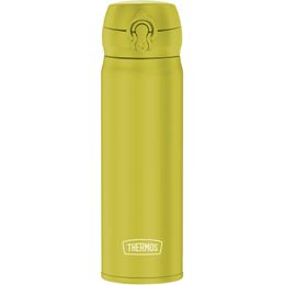 Thermos Isolierflasche "ULTRALIGHT BOTTLE, doppelwandiger Edelstahl, sp&uuml;lmaschinenfest", 500mlglowing gr&uuml;n mat, Trinkflaschen, 10h hei&szlig; & 20h kalt,