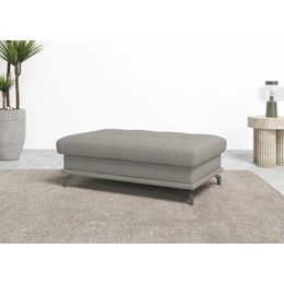 Polsterhocker OTTO HOME, B:133cm H:47cm T:72cm, grau, Luxus-Microfaser (90% Polyester, 10% Polyamid);Samtoptik (100% Polyester), Hocker, "Costello,