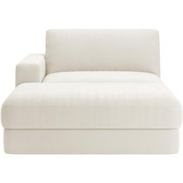 Recamiere Home Affaire "Innovid", beige (elfenbein), B:132cm H:87cm T:196cm, 100% Polyester, Sofas, Recamiere, Modernes Modul-Polsterprogramm