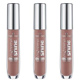 Essence Kinder Lipgloss "extreme shine volume lipgloss"mocha mingle, Lippen-Kosmetika, 3-tlg., hochgl&auml;nzend, halbtransparent, leichte Deckkraft