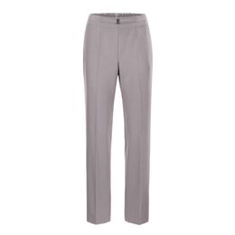 GOLDNER Damen 2-in-1-Hose "Kurzgr&ouml;&szlig;e Professlan-Schlupfhose Martha", grau, Gr. 27, Obermaterial: 70% Polyester PES. 25% Viskose CV. 5% Eiderdaune