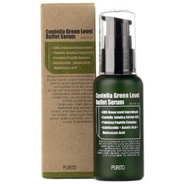 PURITO Damen Gesichtsserum "Centella Green Level Buffet Serum", 60ml, transparent, Hautpflegemittel, F&ouml;rdert die Kollagensynthese, beruhigt das