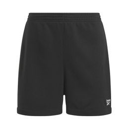 Reebok Damen Sweatshorts "Reebok IDENTITY SL FT SHORT", schwarz, Gr. XS, Obermaterial: 70% Baumwolle, 30% Polyester, Hosen, sportlicher Stil, f&uuml;r