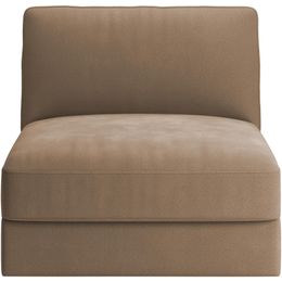 Sofa-Mittelelement Home Affaire, B:95cm H:87cm T:108cm, braun, 100% Polyester, Polsterelemente, "Innovid", Modernes Modul-Polsterprogramm