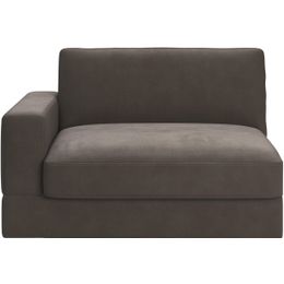 1,5-Sitzer Home Affaire, B:132cm H:87cm T:108cm, grau, 100% Polyester, Sofas, "Innovid", Modernes Modul-Polsterprogramm