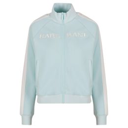 Karl Kani Damen Trainingsjacke "Karl Kani Kk Retro Sidestripe Trackjacket"lightaqua, sanftes wei&szlig;, Gr. XS, mehrfarbig, 100% Polyester, Jacken