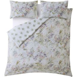 Wendebettw&auml;sche Laura Ashleypale lavender, Satin, Obermaterial: 100% Baumwolle, Bettw&auml;sche, "Linlithgow", mit floralem Muster, inkl 2 Kissenbez&uuml;ge