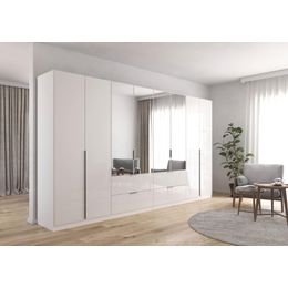 Dreht&uuml;renschrank OTTO HOME, B:360cm H:210cm T:54cmalpinwei&szlig;, glas kristallwei&szlig;, Holzwerkstoff, Schr&auml;nke, "Kleiderschrank Kleiderschr&auml;nke Schrank