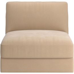 Sofa-Mittelelement Home Affaire, B:95cm H:87cm T:108cm, braun, 100% Polyester, Polsterelemente, "Innovid", Modernes Modul-Polsterprogramm