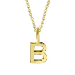 ONE ELEMENT Damen Kettenanh&auml;nger "Buchstaben Anh&auml;nger aus 333 Gelbgold", BuchstabeB, A, Gelbgold 333 Gold, gold, Gelbgold 333, Gold, Schmuckanh&auml;nger,
