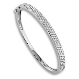 ONE ELEMENT Damen Silberarmband "Zirkonia Armreif aus 925 Silber", mit Zirkonia, Silber 925 (Sterlingsilber)silber, Silber 925 (Sterlingsilber),