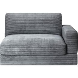 1,5-Sitzer Home Affaire, B:132cm H:87cm T:108cm, grau, 100% Polyester, Sofas, "Innovid", Modernes Modul-Polsterprogramm