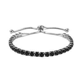 Firetti Damen Armband "Schmuck Geschenk Kupfer Armschmuck Armkette", 23cm, Kupfersilberfarben, schwarz, schwarz, Kupfer, Armb&auml;nder, Made in Germany -
