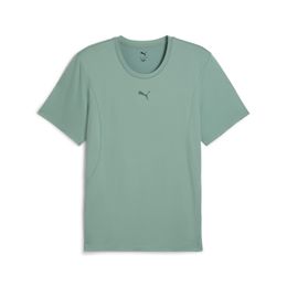 Puma Herren Trainingsshirt "M CLOUDSPUN SOFT TEE", gr&uuml;n, Gr. L, Jersey, Obermaterial: 94% Polyester, 6% Elasthan, Shirts, regular fit, atmungsaktiv,