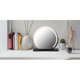 Globo LIGHTING LED Spiegelleuchte "RIVAS"schwarz, Leuchten, Spiegel/Touch Ein/Aus/IP44/Touchdimmer/ LxBxH: 520x120x485mm