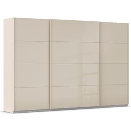 Schwebet&uuml;renschrank OTTO HOME, B:315cm H:210cm T:62cm, beige, Holzwerkstoff, Schr&auml;nke, "Kleiderschrank Schrank Garderobe AGORDO mit Glasfront",