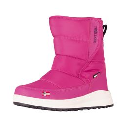 Winterboots Trollkids "KIDS KONGSBERG WINTER BOOTS", Jungen, Gr. 33, pink (schwarz pink), Synthetik, Textil, Schuhe Winterboots, Winterschuhe, wasserdicht, Klettverschluss, reflektierende Details