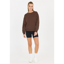 ENDURANCE ATHLECIA ATHLECIA Damen Sweatshirt "Damla", braun, Gr. 44, unifarben, 65% Polyester, 35% Baumwolle, Sweatshirts, mit superweichem und atmungsaktivem Material
