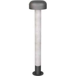 Trio LEUCHTEN Au&szlig;en-Stehlampe "FRASER, Outdoor Stehleuchte H&ouml;he 85cm, exkl 1x E27 max 10W, IP54", 1, &Oslash; 19cm H: 84,5cm, 1 Stk.grau, Leuchten,