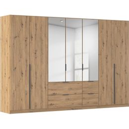 Dreht&uuml;renschrank OTTO HOME, B:315cm H:210cm T:54cm, braun, Holzwerkstoff, Schr&auml;nke, "Kleiderschrank Schrank Garderobe AGORDO mit Dekor- oder