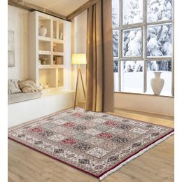 Orientteppich OTTO HOME, B:250cm H:12mm L:300cm, rot, Schurwolle, Teppiche, "BB Oriantal 1", reine Wolle, handgekn&uuml;pft, orientalisches Design, mit