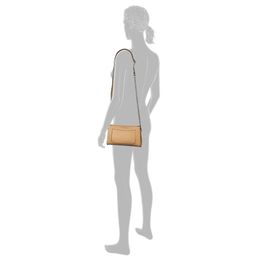 Damen Umh&auml;ngetasche "Lennon", Tom Tailor Denim, beige, Lederimitat, clean, gepflegt, unifarben, Taschen, Damen Schultertasche, Handtasche mit