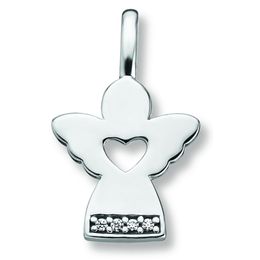ONE ELEMENT M&auml;dchen Kettenanh&auml;nger "Zirkonia Engel Anh&auml;nger aus 925 Silber", Silber 925 (Sterlingsilber), silber, Silber 925 (Sterlingsilber),