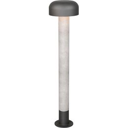 Trio LEUCHTEN Au&szlig;en-Stehlampe "FRASER, Outdoor Stehleuchte H&ouml;he 85cm, exkl 1x E27 max 10W, IP54", 1, &Oslash; 19cm H: 84,5cm, 1 Stk.grau, Leuchten,