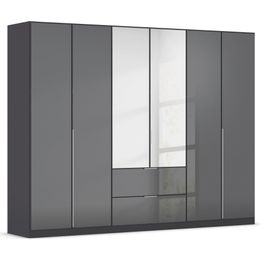 Dreht&uuml;renschrank OTTO HOME, B:271cm H:210cm T:54cm, grau, Holzwerkstoff, Schr&auml;nke, "Kleiderschrank Kleiderschr&auml;nke Schrank Garderobe AGORDO mit
