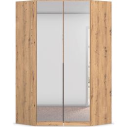 Eckkleiderschrank OTTO HOME, B:117cm H:229cm T:117cm, braun, Holzwerkstoff, Schr&auml;nke, "Kleiderschrank Schrank Ankleidezimmer Schlafzimmer Garderobe